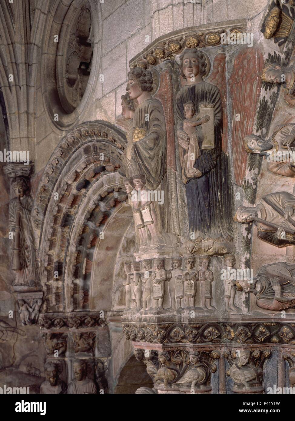 PORTICO DEL PARAISO DET. Author: Master Mateo (c. 1150-c. 1200 ...