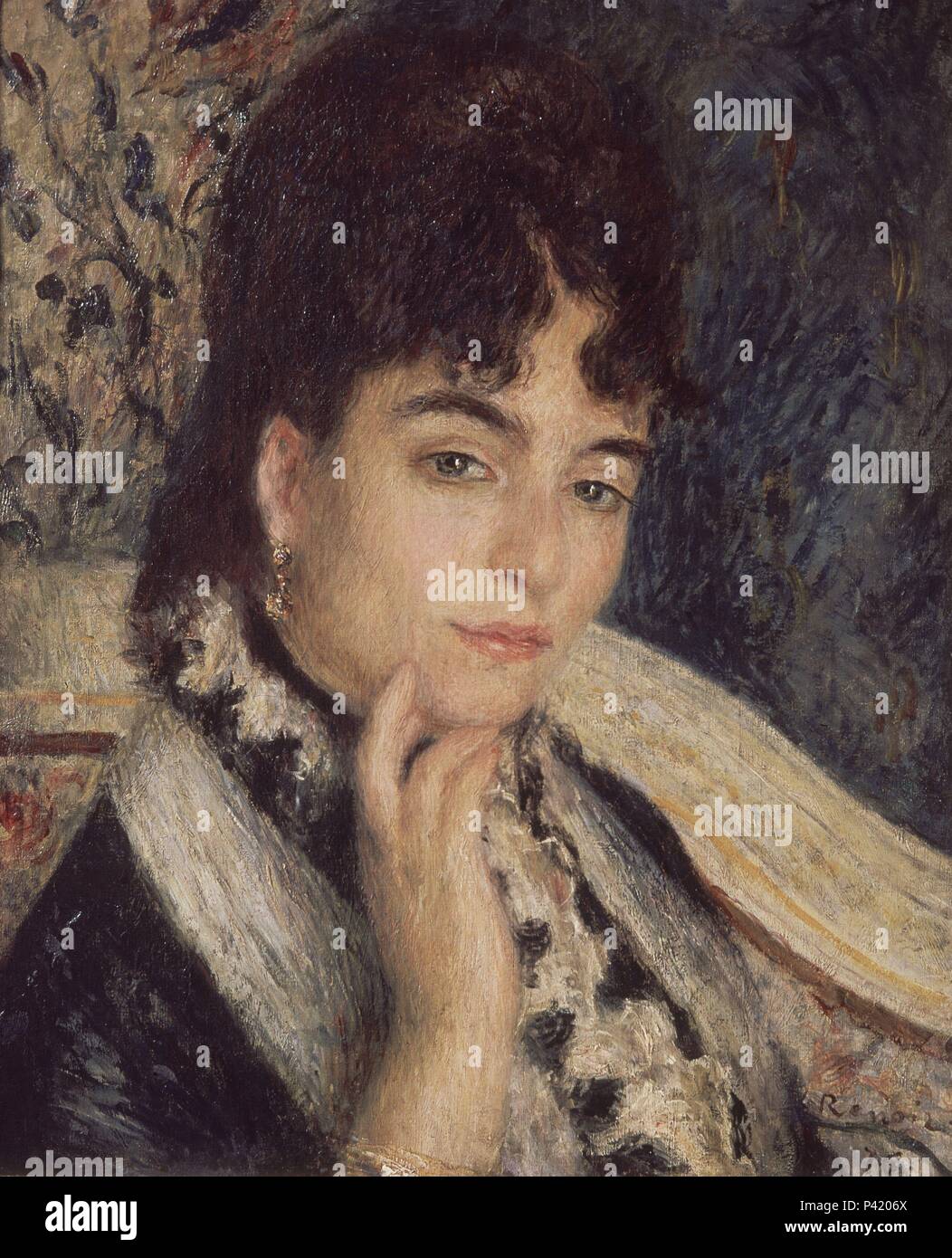 Portrait of Madame Alphonse Daudet - 1876 - 46x38 cm - oil on canvas ...