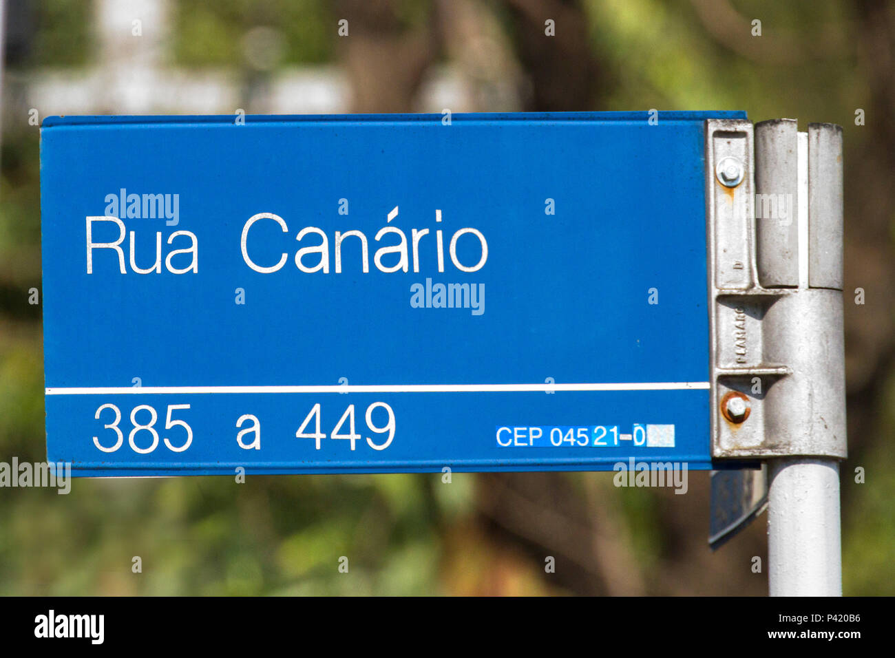 Placa de rua sao paulo hi-res stock photography and images - Alamy