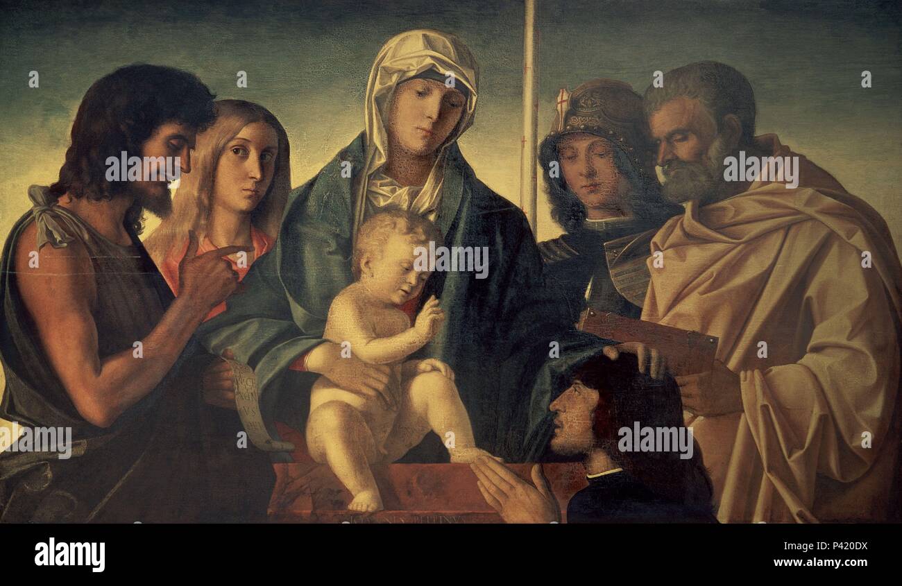 SACRA CONVERSACION. Author: Giovanni Bellini (1430-1516). Location ...