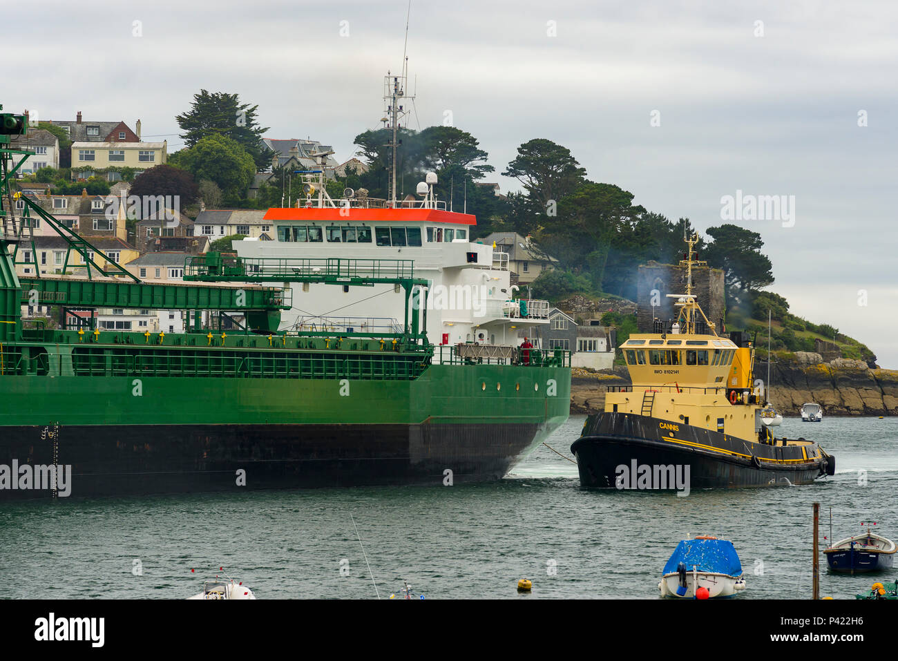 The Fowey Deep Water Harbour is popular stopping point for many large ...
