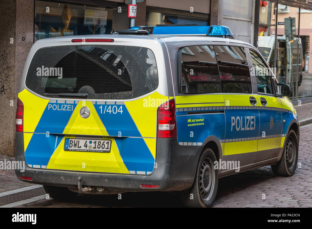 Polizei police car berlin german hi-res stock photography and images ...