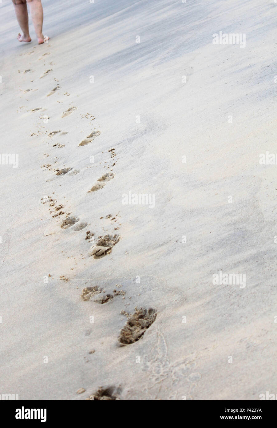 Pegadas na praia hi-res stock photography and images - Alamy