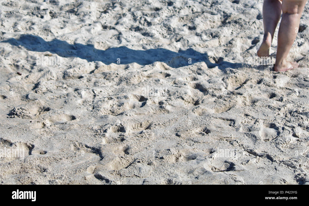 Pegadas na praia hi-res stock photography and images - Alamy
