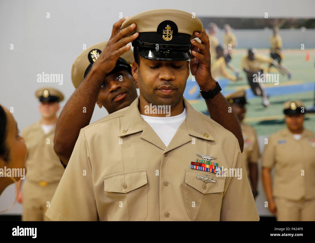 NEWPORT NEWS, Va. (June 6, 2016) -- Senior Chief Aviation Ordnanceman ...