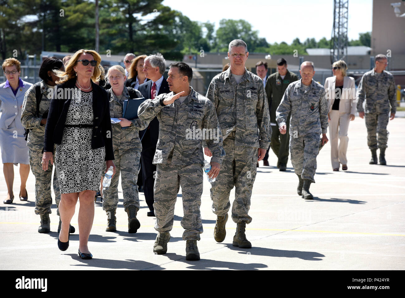 U.S. Air Force Col. Craig R. Baker, commander of the 180th Fighter Wing ...