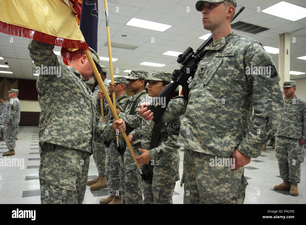 Command Sgt. Maj. Scott Hentz of the 728th Combat Sustainment Support ...