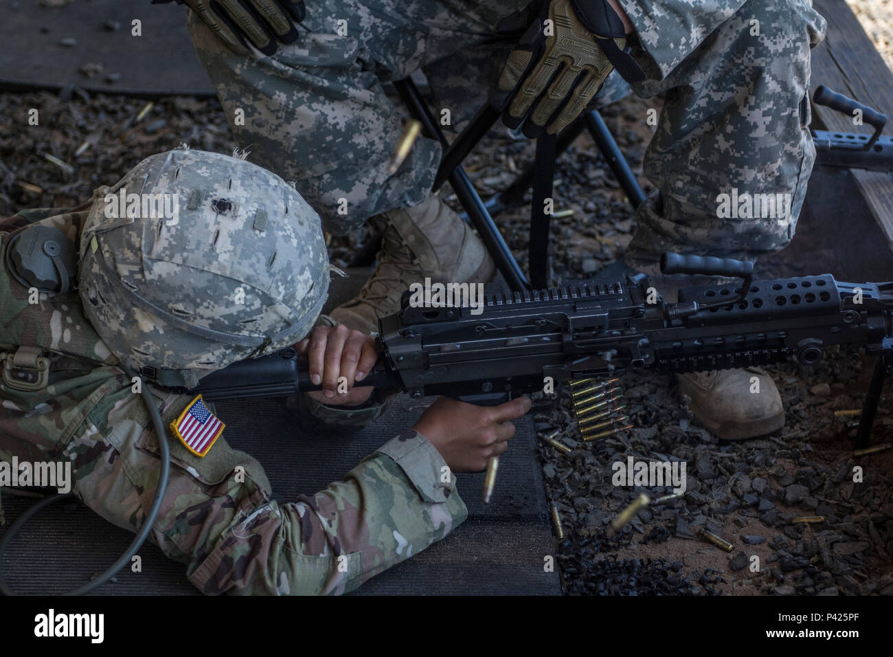A Soldier in his 6th week of Basic Combat Training with Co. A, 3rd Bn ...