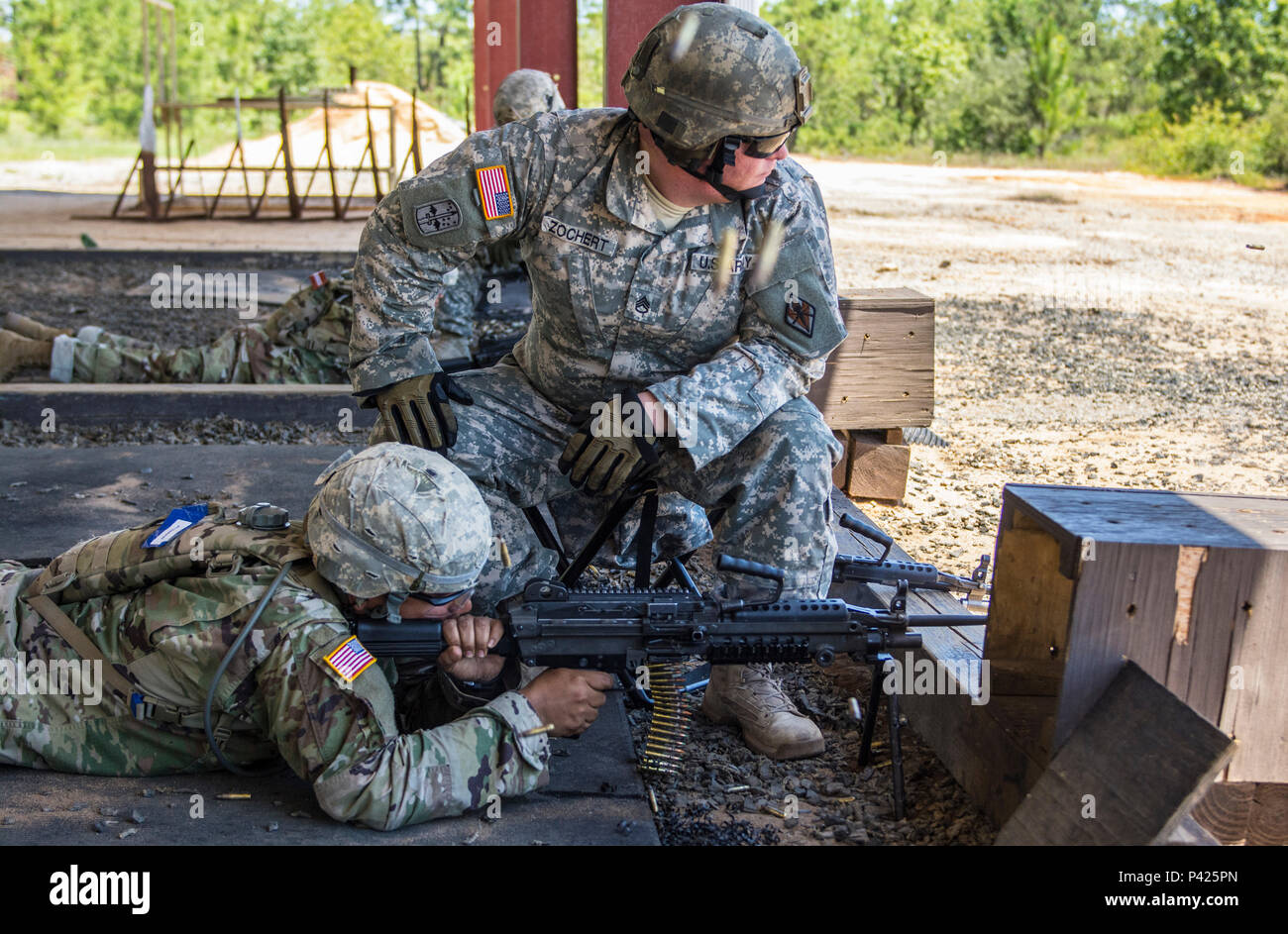 A Soldier in his 6th week of Basic Combat Training with Co. A, 3rd Bn ...