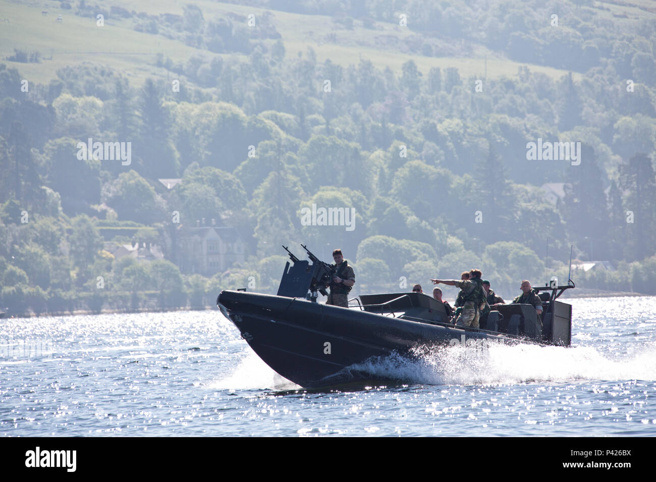 Royal marines offshore raiding craft hi-res stock photography and ...