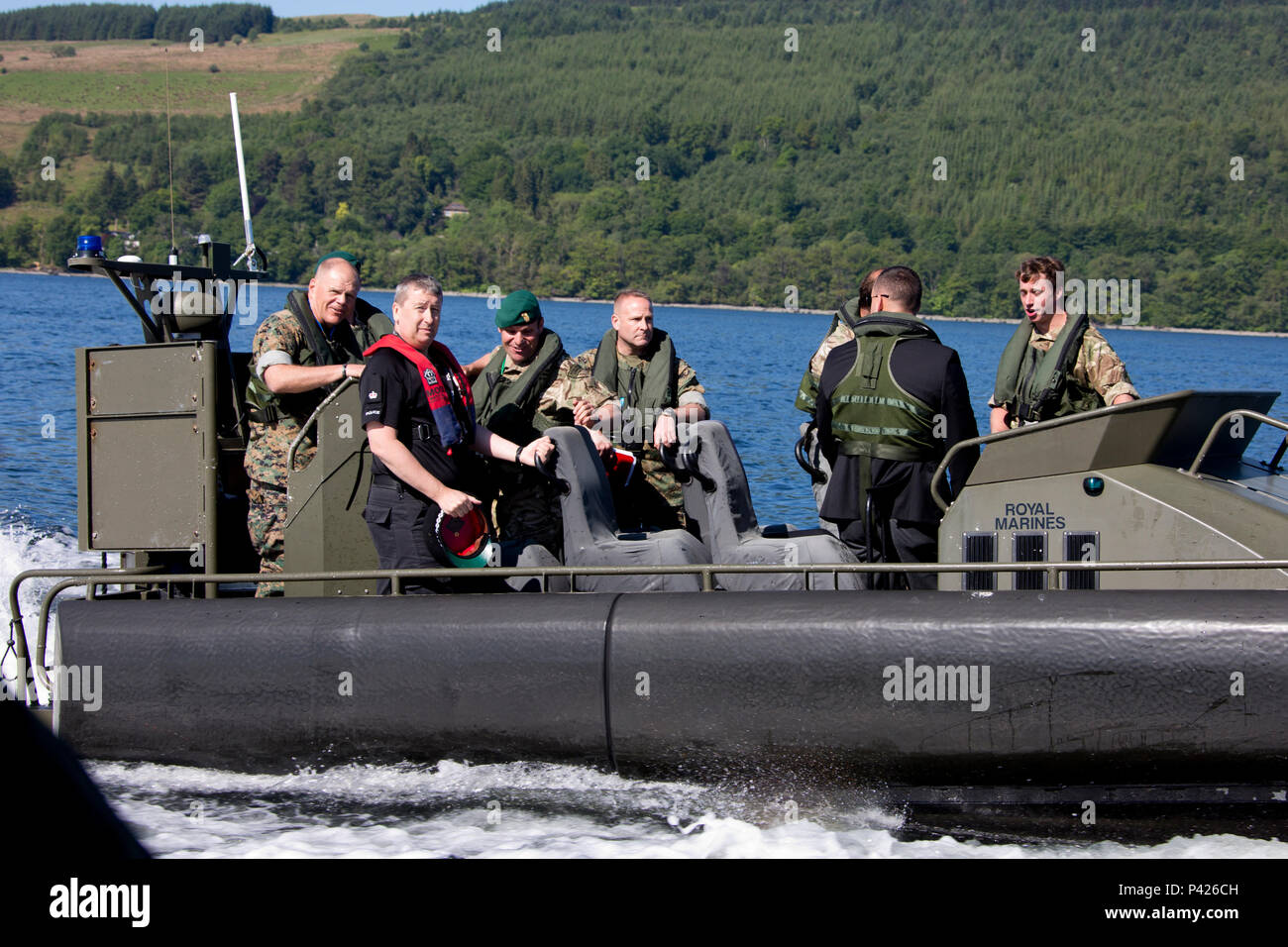 Royal marines offshore raiding craft hi-res stock photography and ...