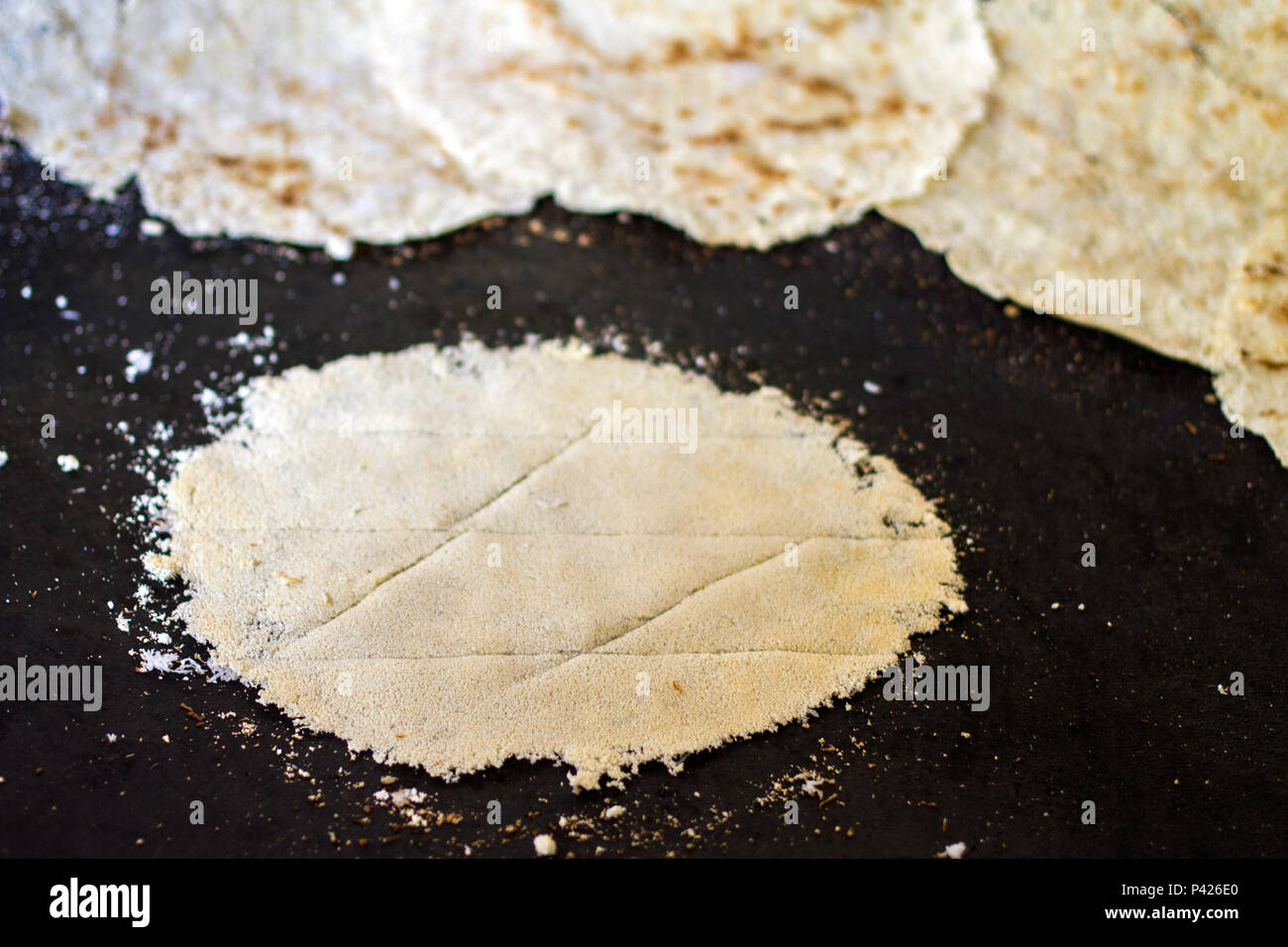 Beiju de mandioca, Casa da farinha no Quilombo de Cordoaria,Vila de ...