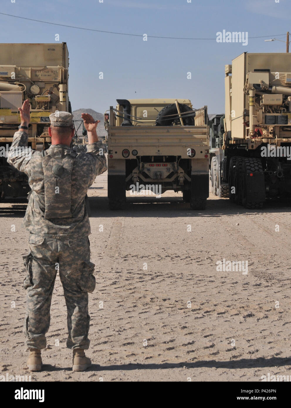 Soldiers with the 2nd Combined Arms Battalion, 136th Infantry, ground ...