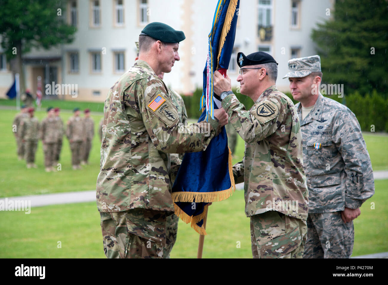 U. S. European Command Commander Army Gen. Curtis Scaparrotti hand ...