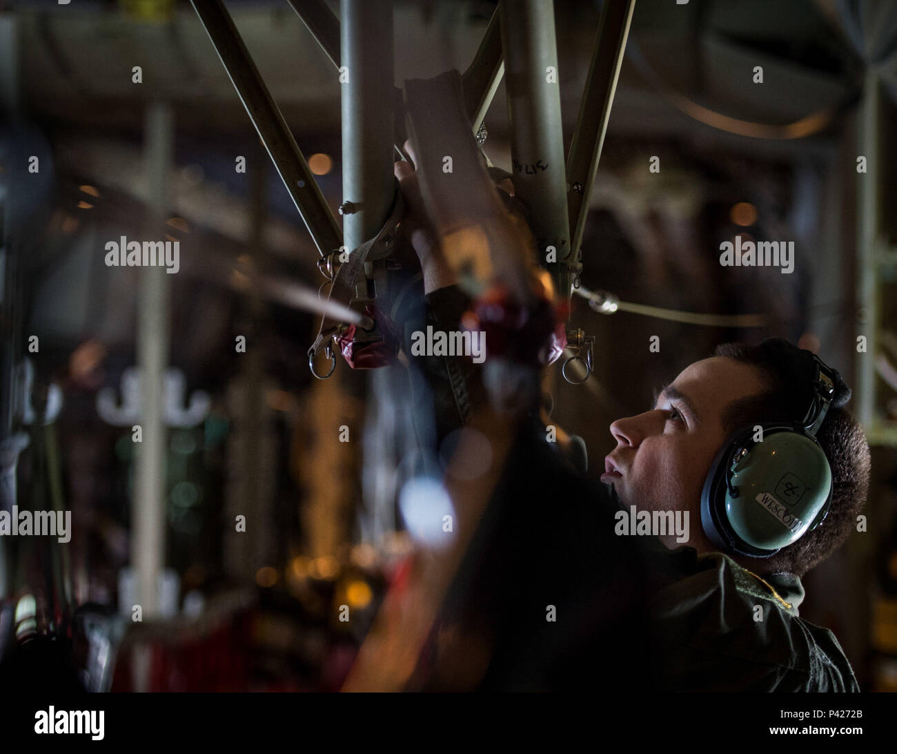 U.S Air Force Staff Sgt. Justin Wescott, 39th Airlift Squadron ...