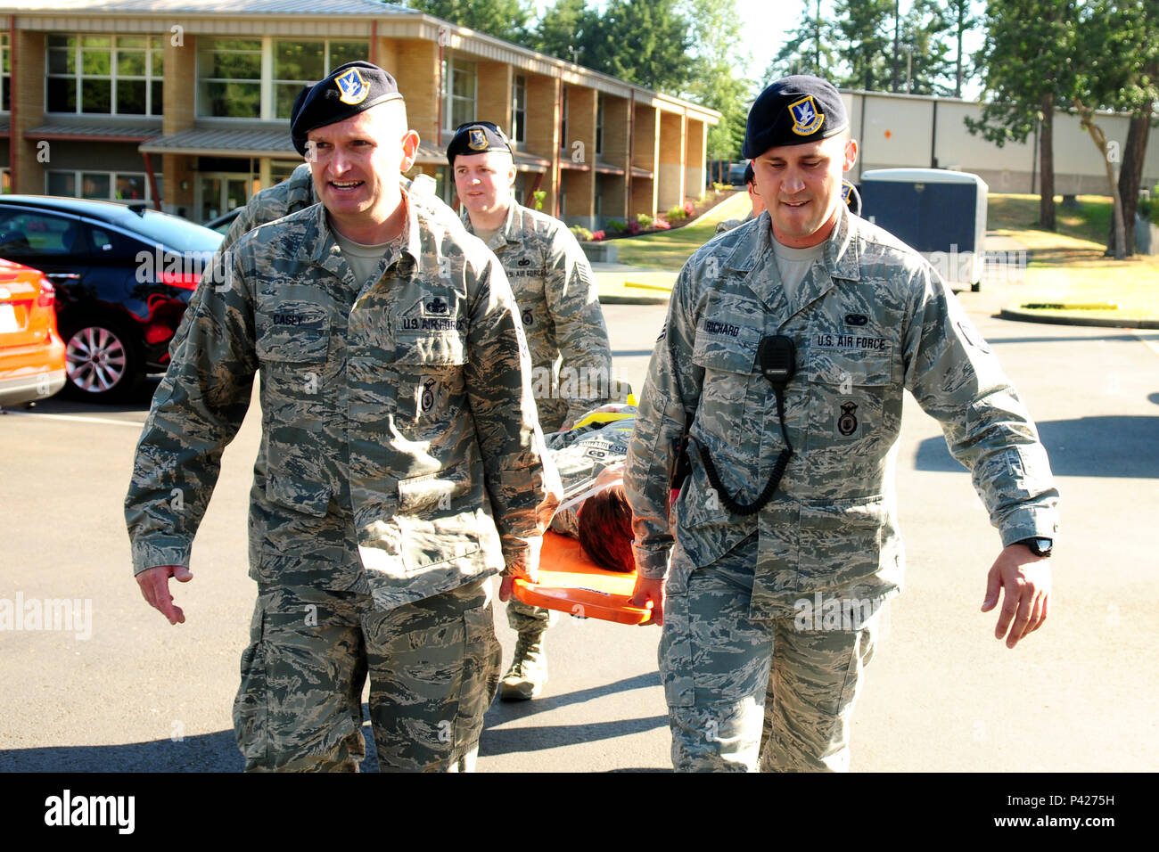 Master Sergeant Zachary Casey (left) and Staff Sergeant Casey Richard ...
