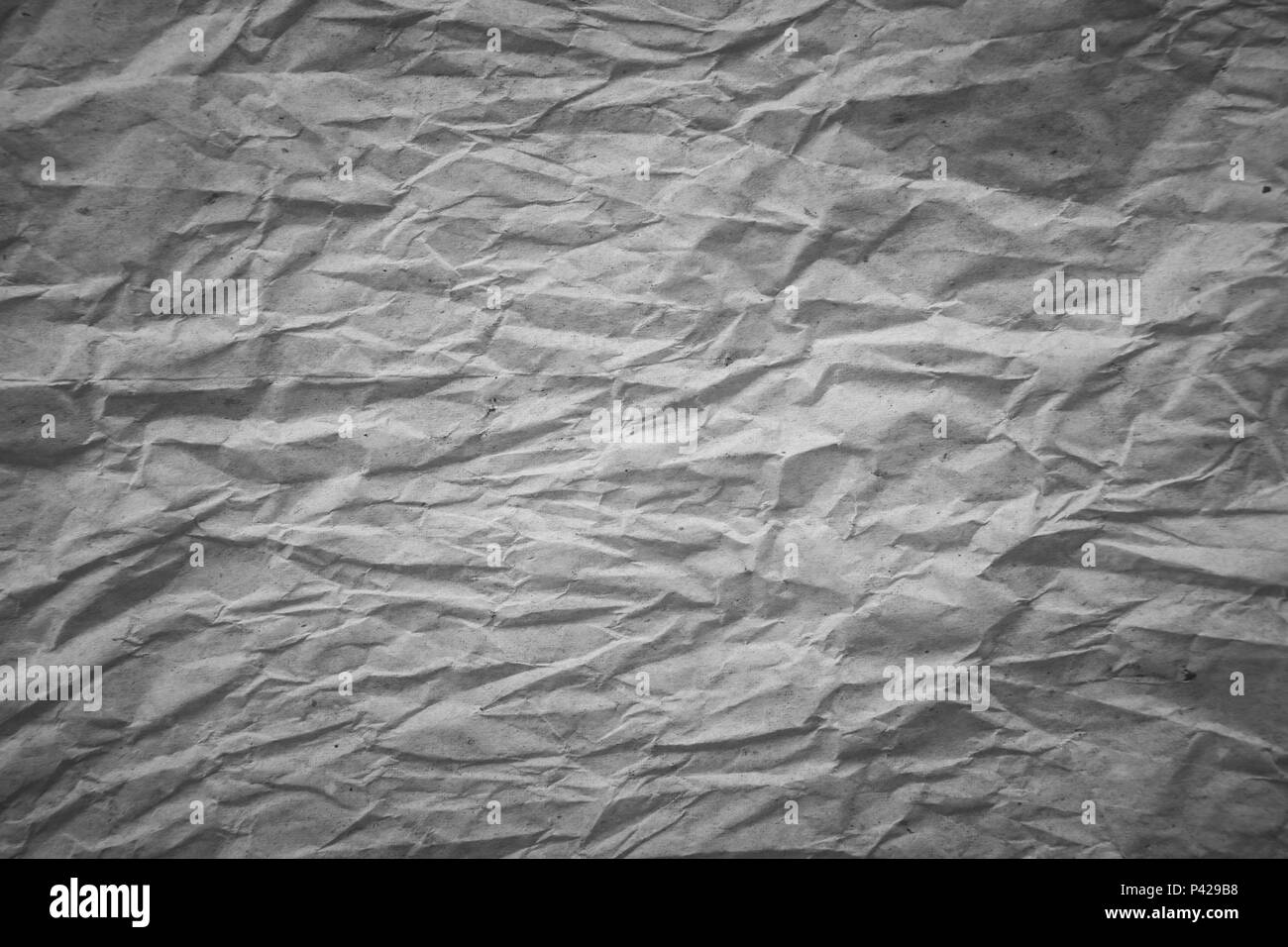 Crumpled paper texture for background Stock Photo - Alamy