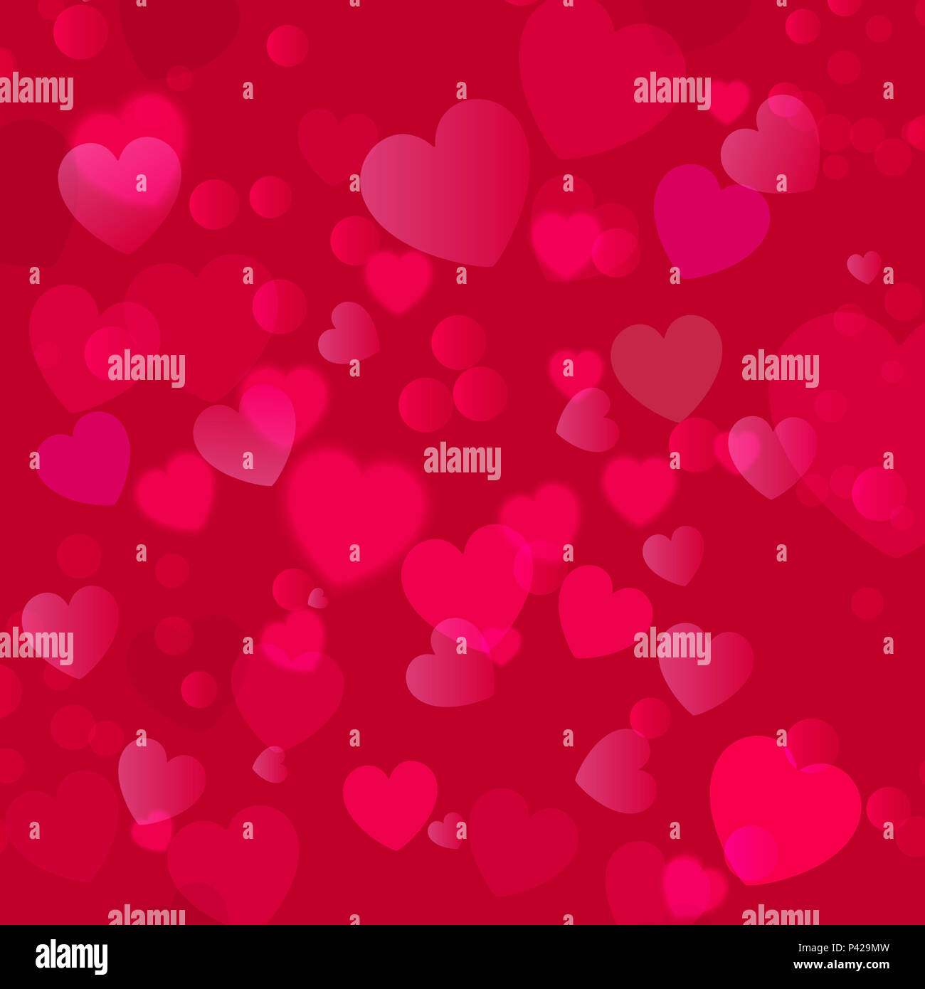 Valentine's Day background with hearts design Stock Photo - Alamy