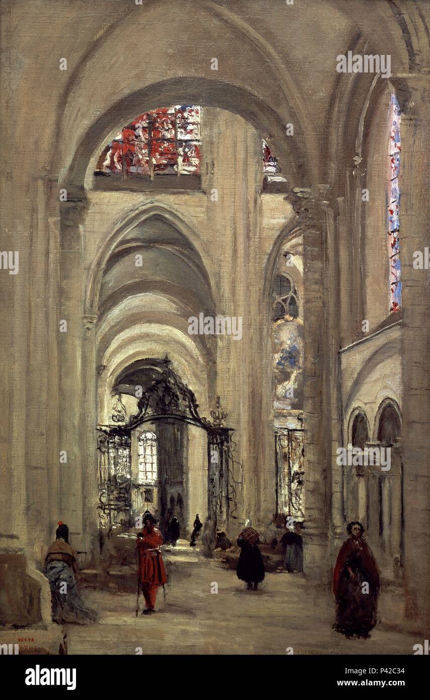 Jean baptiste camille corot louvre hi-res stock photography and images ...