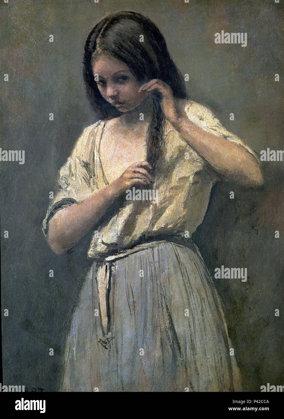 Jean baptiste camille corot louvre hi-res stock photography and images ...