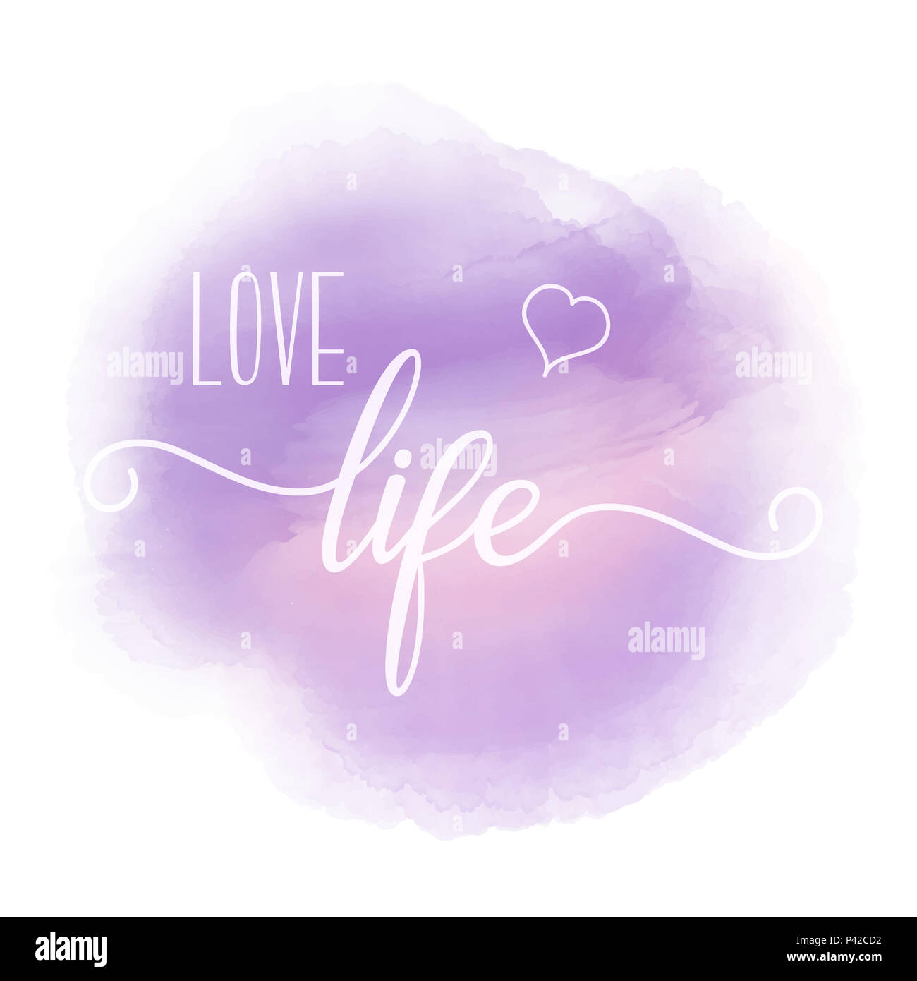 Inspirational typography quote on Cut Out Stock Images & Pictures - Alamy