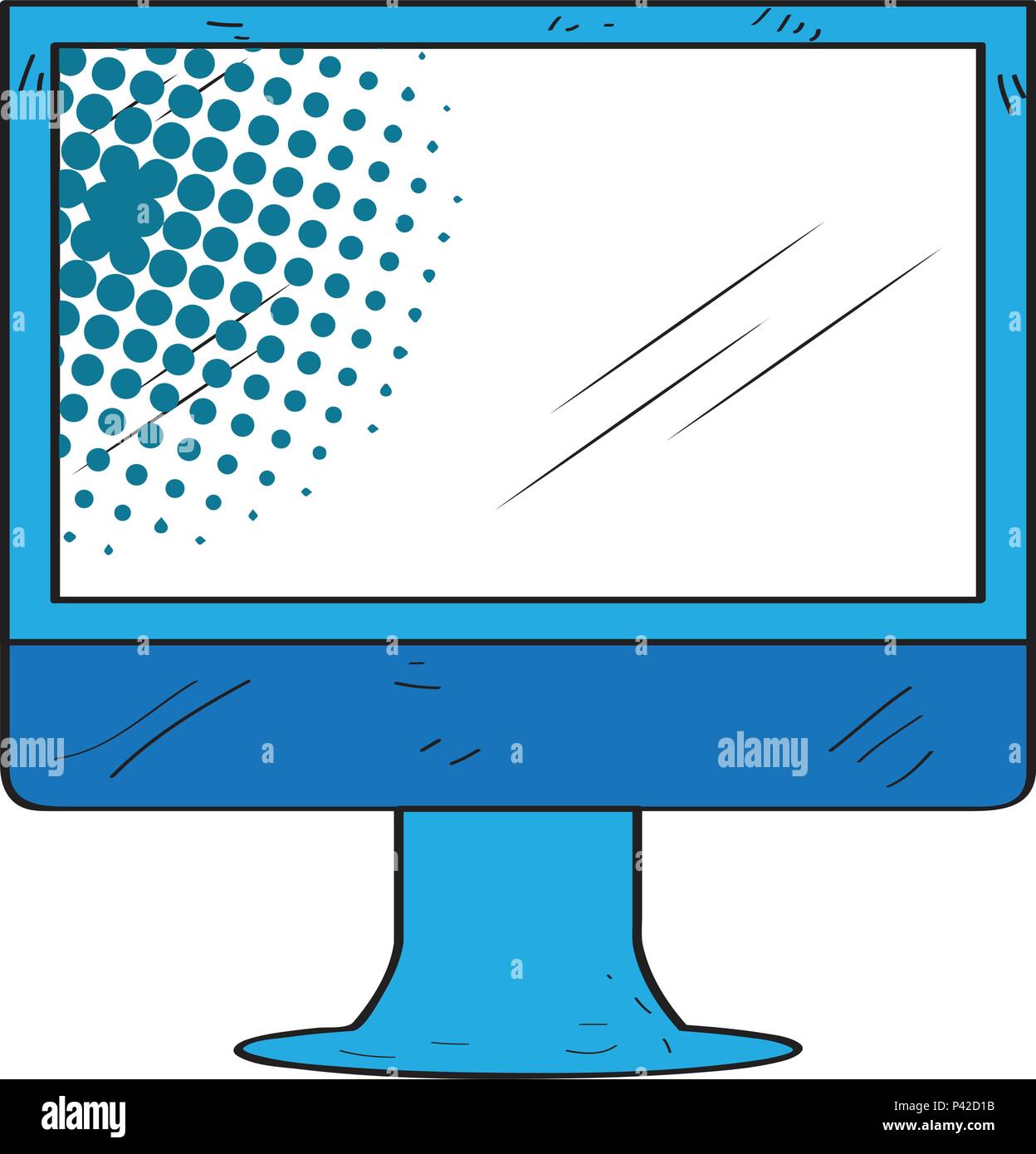 Retro monitor screen icon Stock Vector Image & Art - Alamy