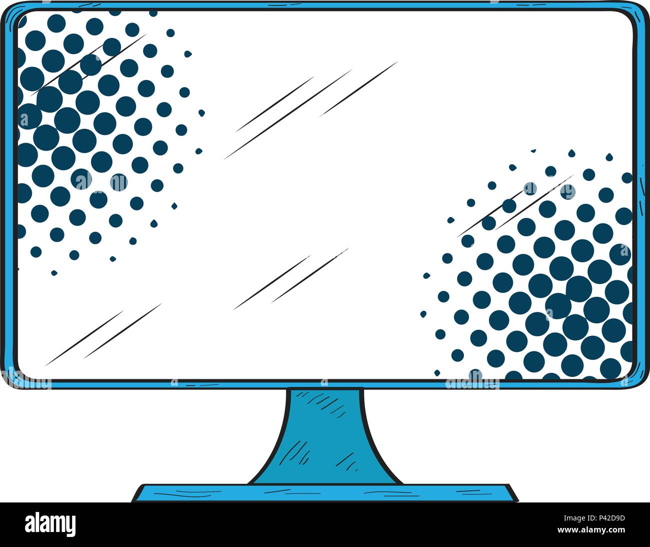 Retro monitor screen icon Stock Vector Image & Art - Alamy