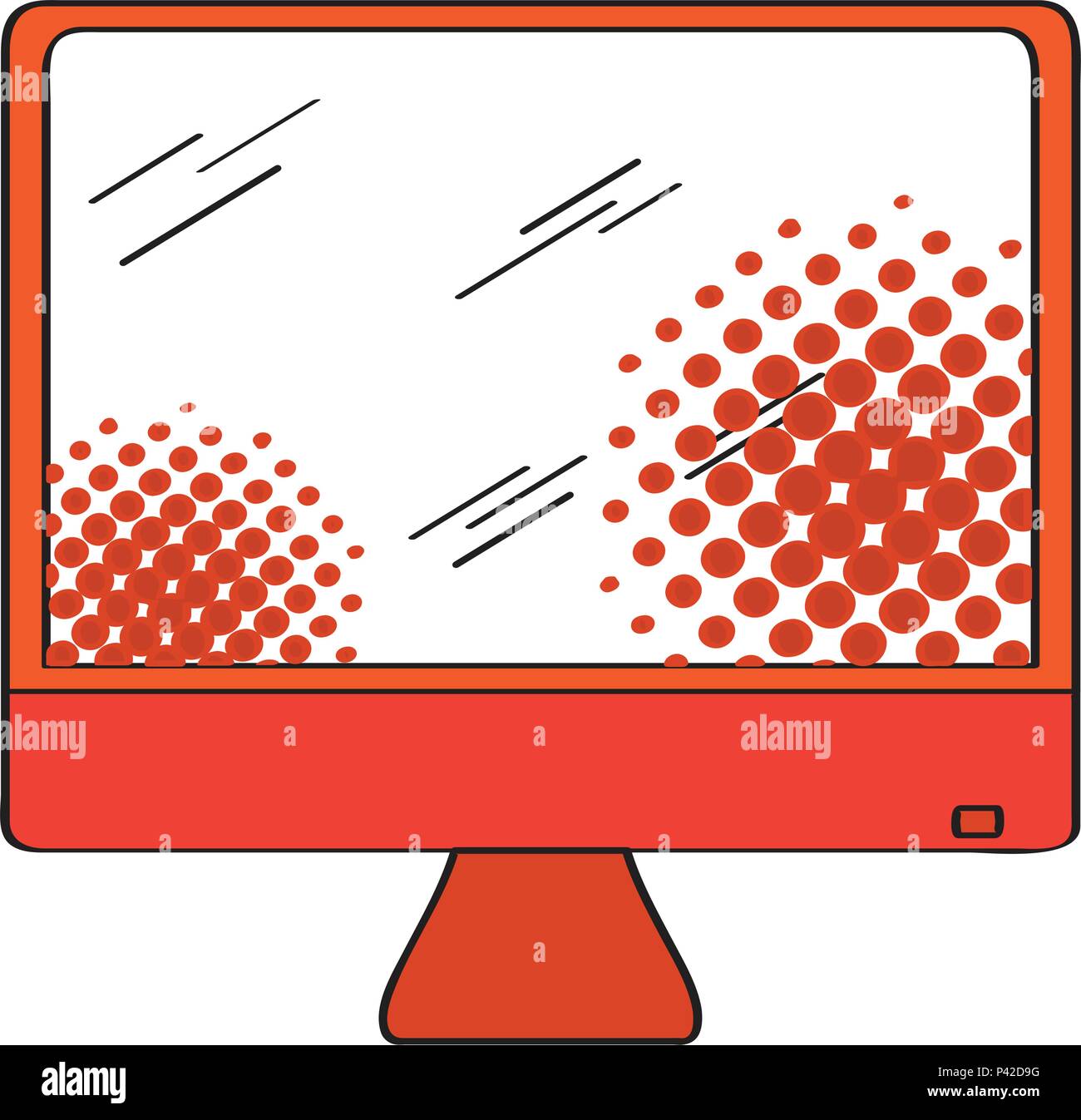 Retro monitor screen icon Stock Vector Image & Art - Alamy