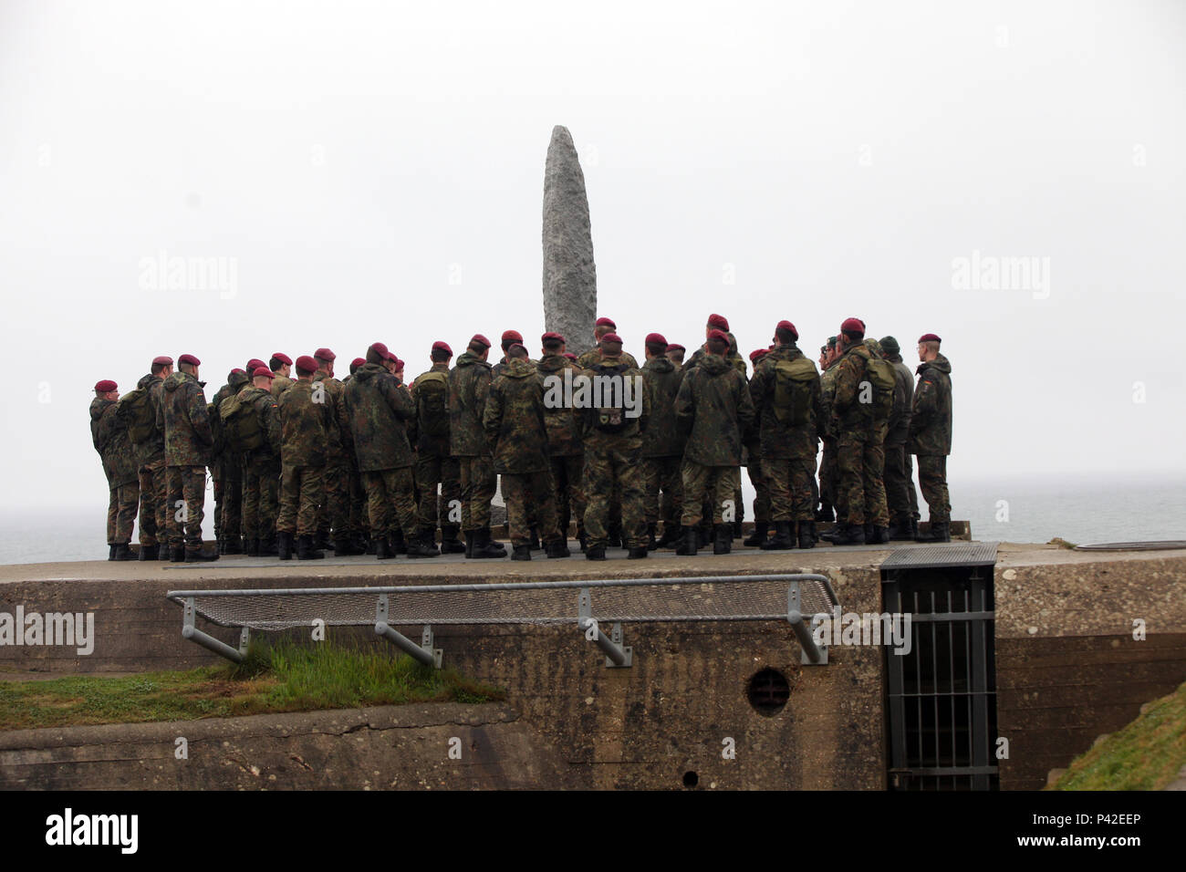 Pointe du hoc ranger monument hi-res stock photography and images - Alamy