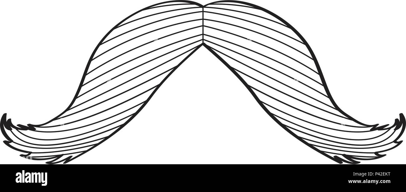 Sketch of a mustache Stock Vector Image & Art - Alamy