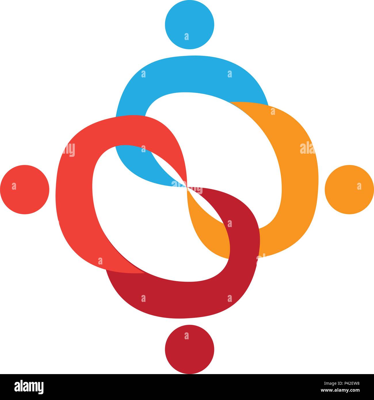 Isolated business teamwork icon Stock Vector Image & Art - Alamy