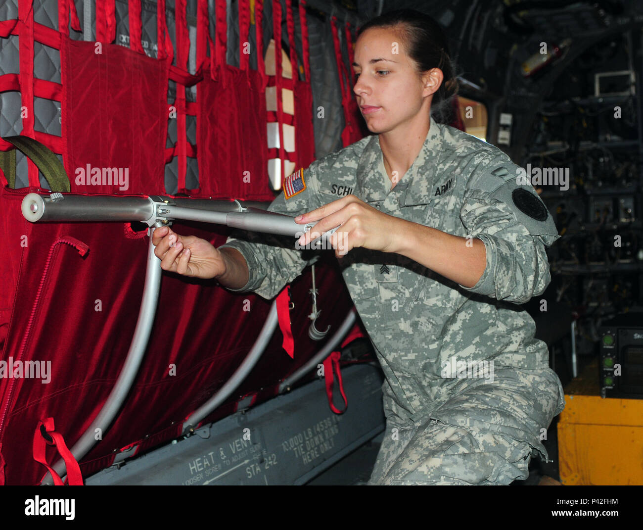 U. S. Army Sgt. Kristin Schulte of Company B, 1st Battalion, 171st ...