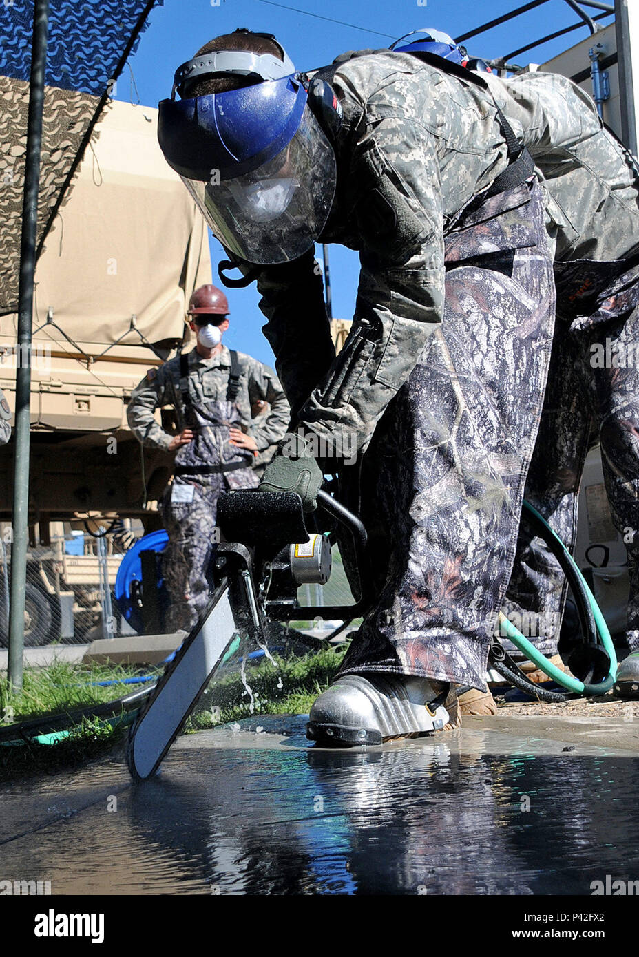 Spc. Kevin Gwilliam from the 624th Engineer Company, 1457 Engineer ...