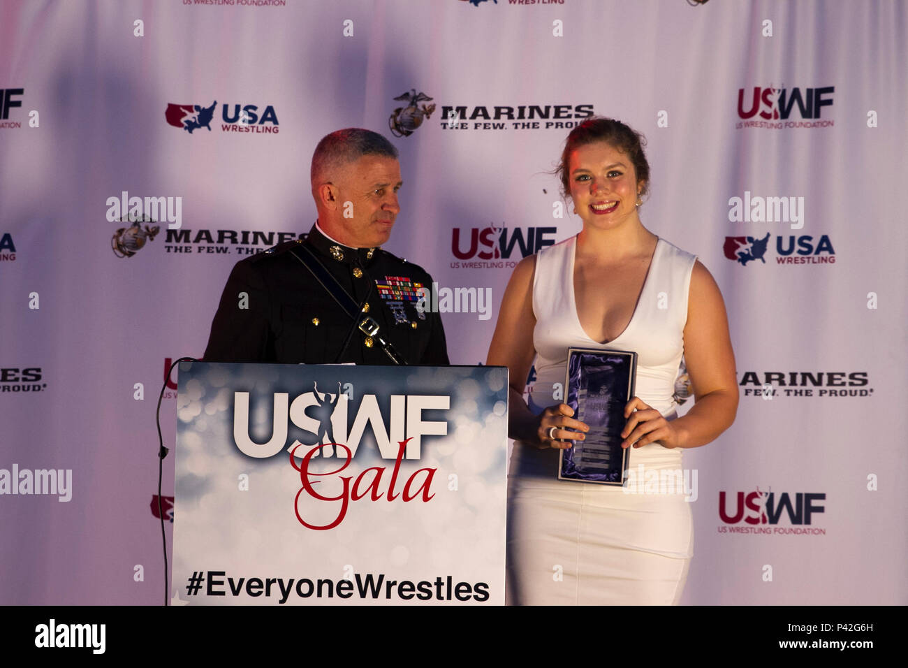 Brigadier Gen. Paul Kennedy presents Kendall Reusing the Excellence in ...