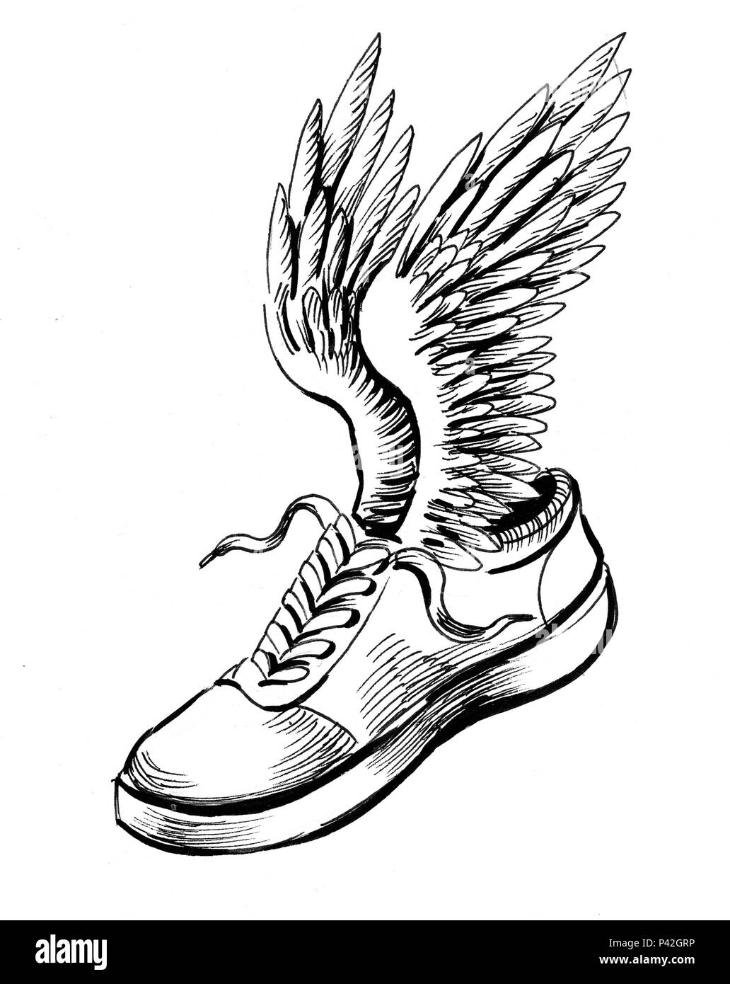 Winged Sandal Logo