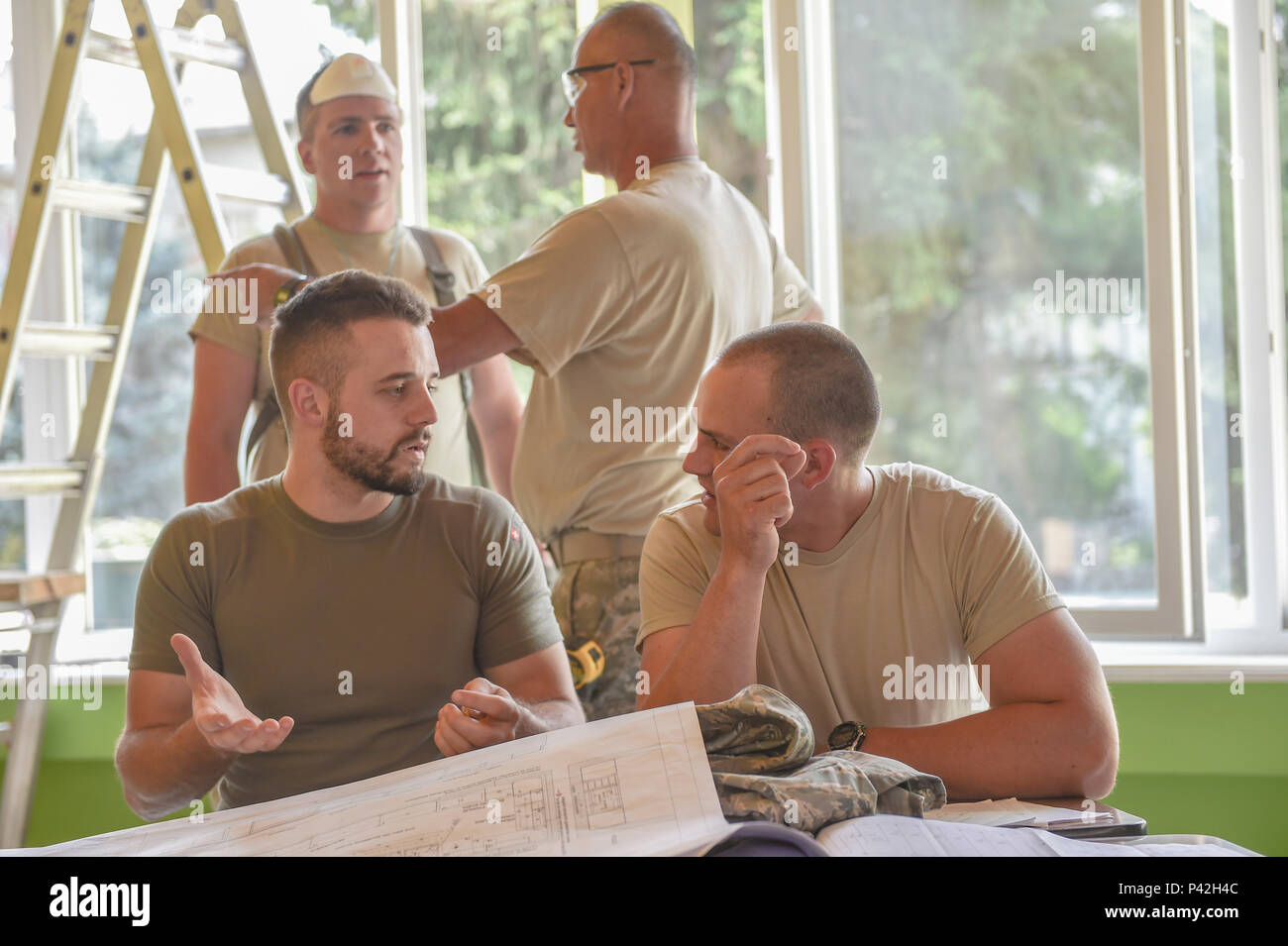Soldiers of the Minnesota Army National Guard 851st Vertical Engineer ...