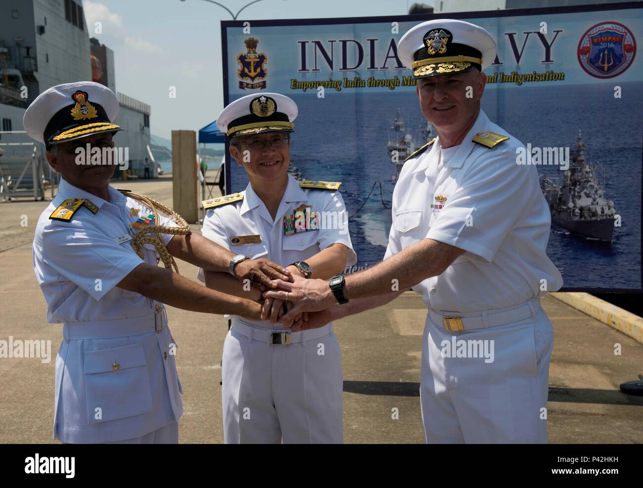 Indian Navy Flag High Resolution Stock Photography and Images - Alamy