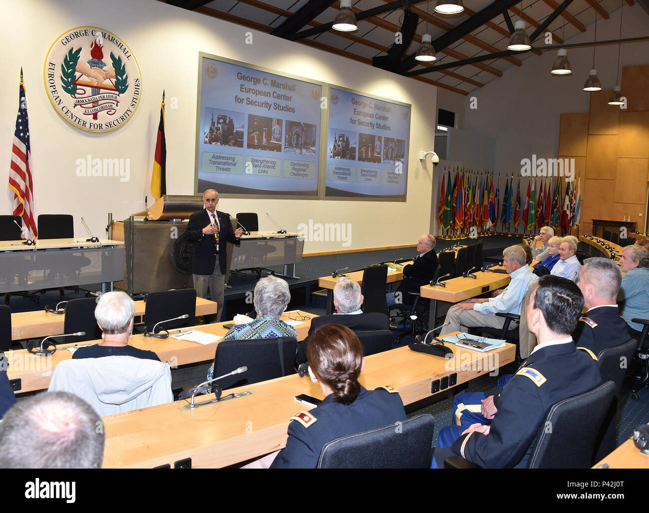 George C. Marshall European Center Director Army Lt. Gen. (ret.) Keith ...