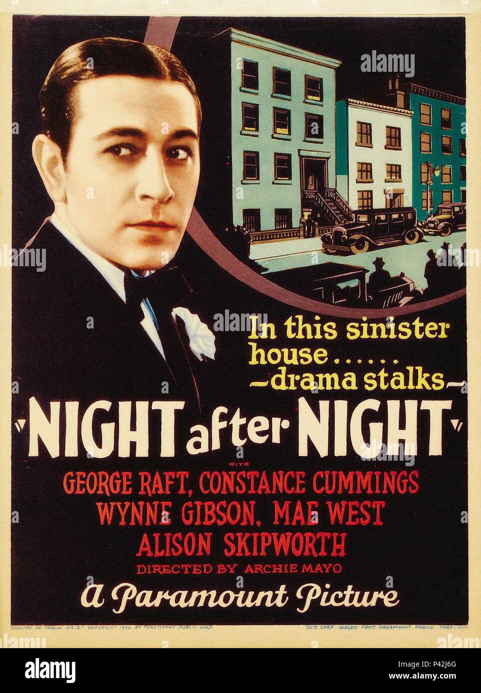 Original Film Title: NIGHT AFTER NIGHT. English Title: NIGHT AFTER ...