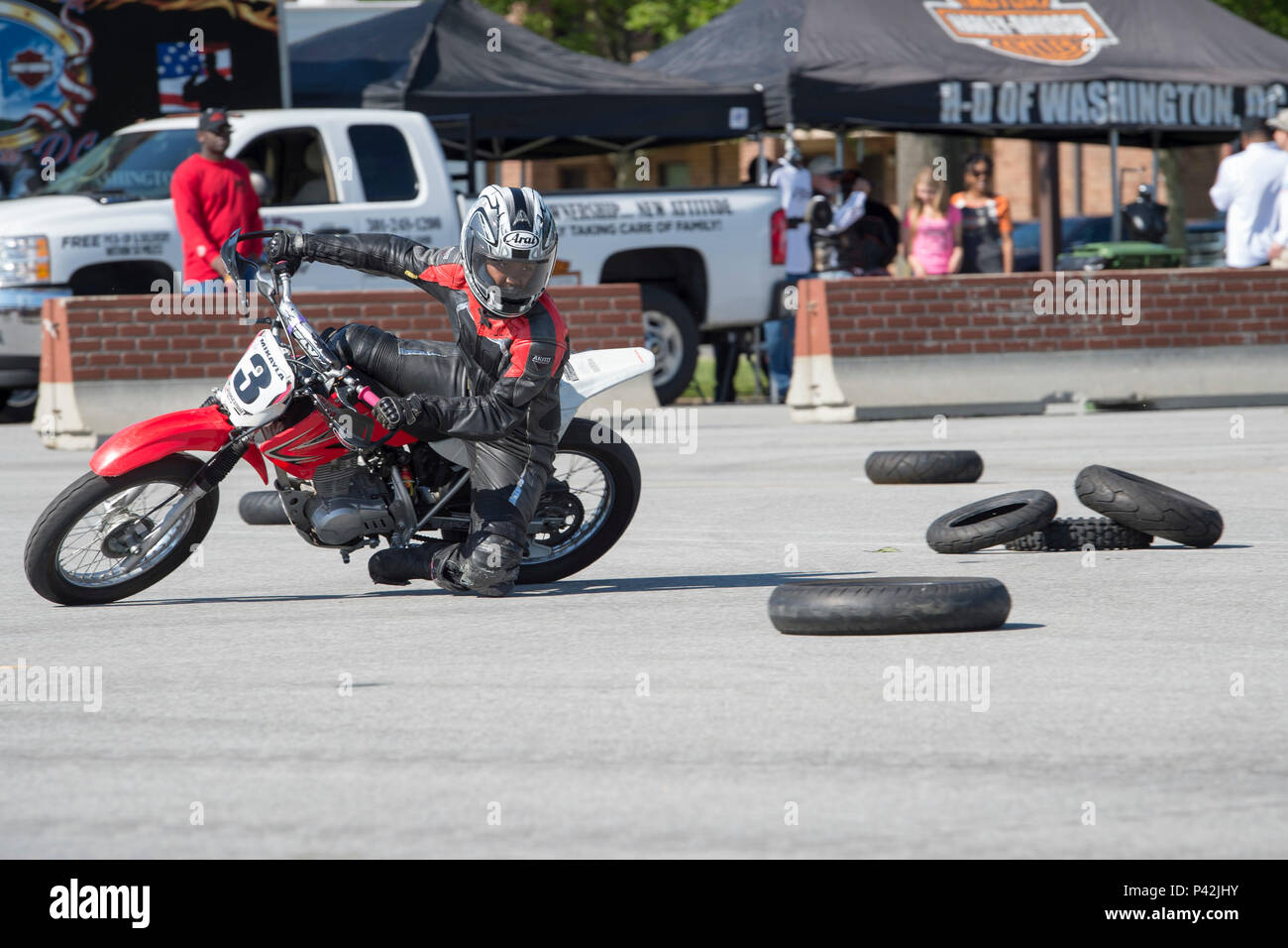 Mikayla Moore, Willpower Motorcycle Service Center demonstrator ...