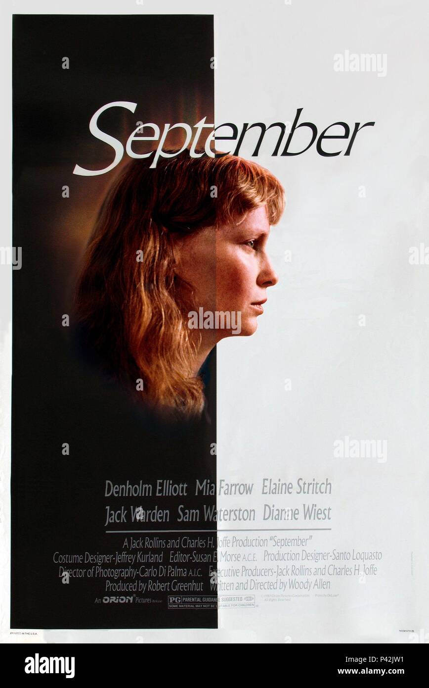 Original Film Title: SEPTEMBER. English Title: SEPTEMBER. Film Director ...