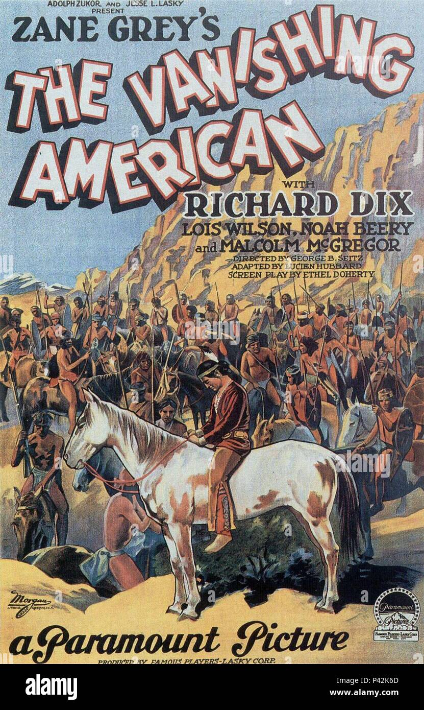 Original Film Title: THE VANISHING AMERICAN. English Title: THE ...