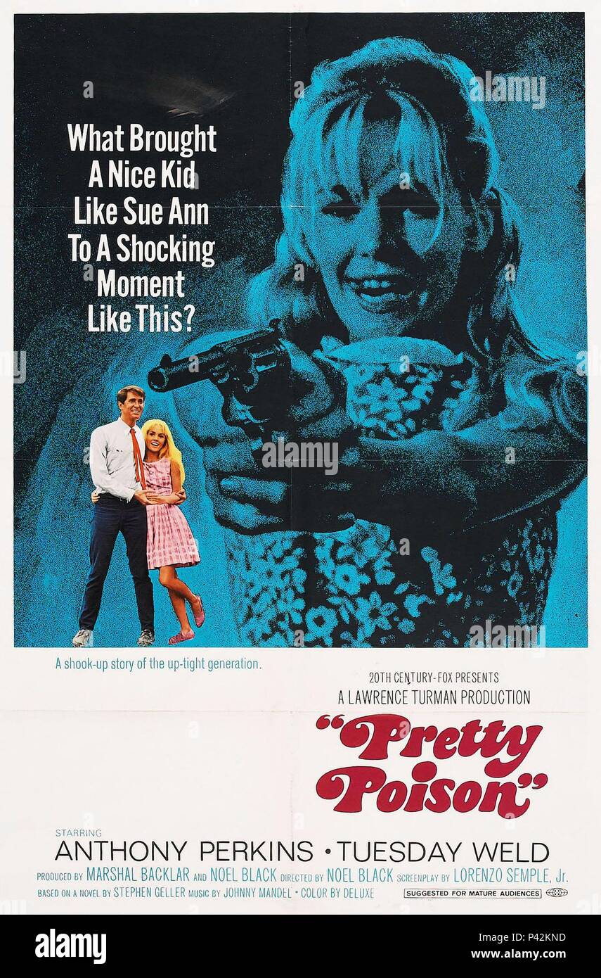 Original Film Title: PRETTY POISON. English Title: PRETTY POISON. Film ...