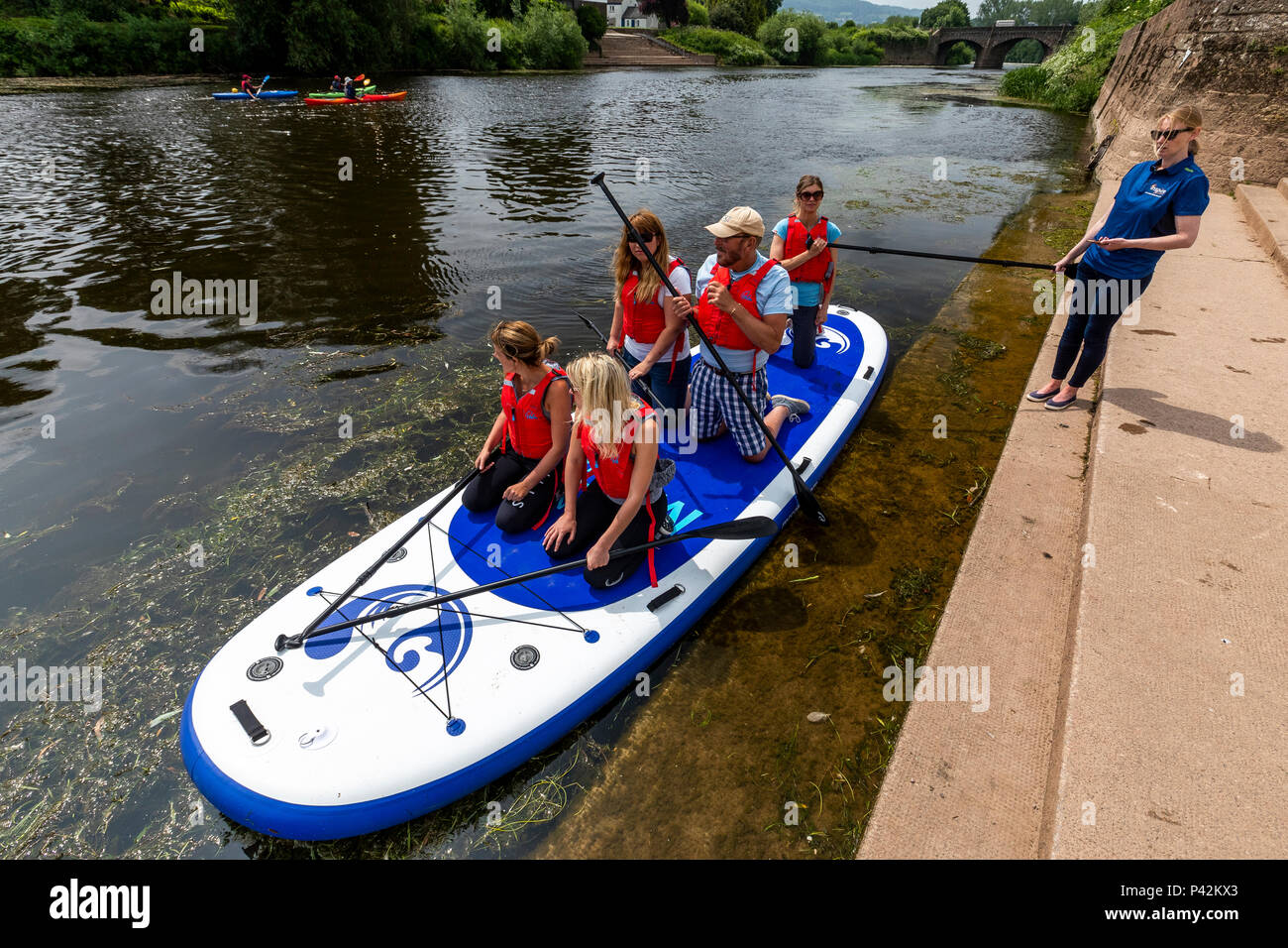 Stand up paddle boarding with Inspire to Adventure on the River Wye at ...