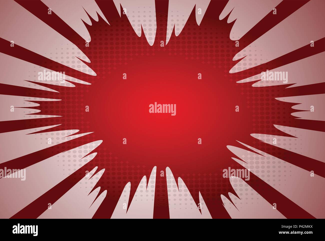 Vector illustrated comic book style abstract background Stock Vector ...