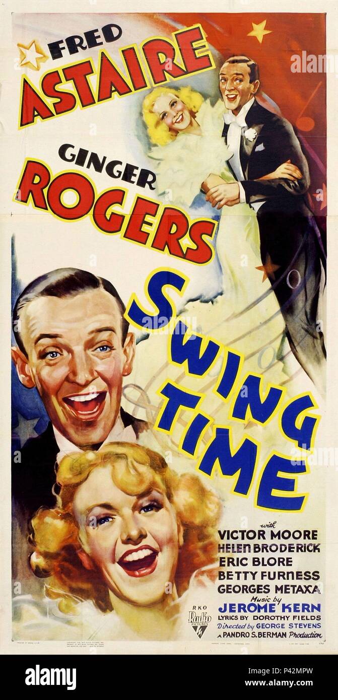 Original Film Title: SWING TIME. English Title: SWING TIME. Film ...