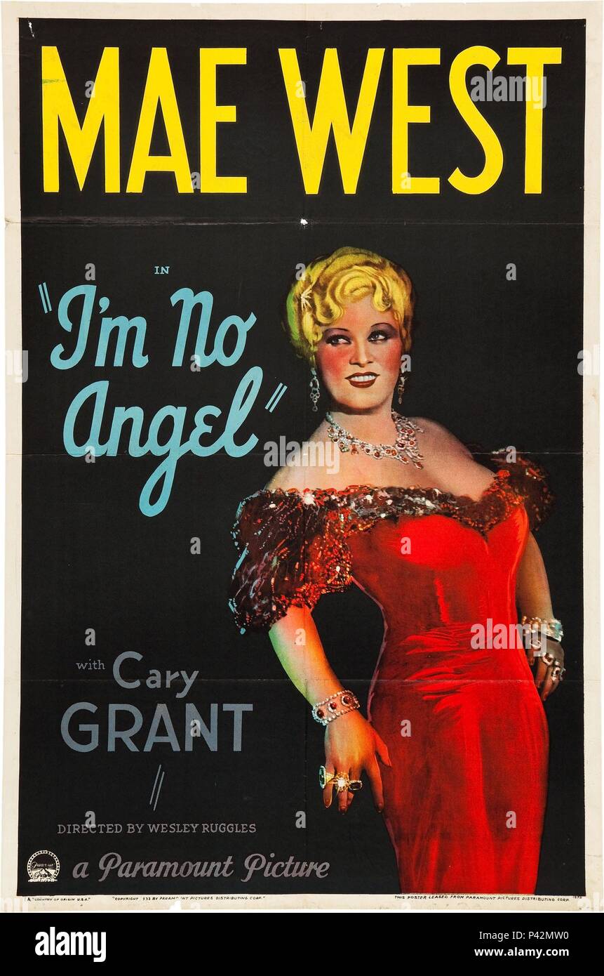 Original Film Title: I'M NO ANGEL. English Title: I'M NO ANGEL. Film ...