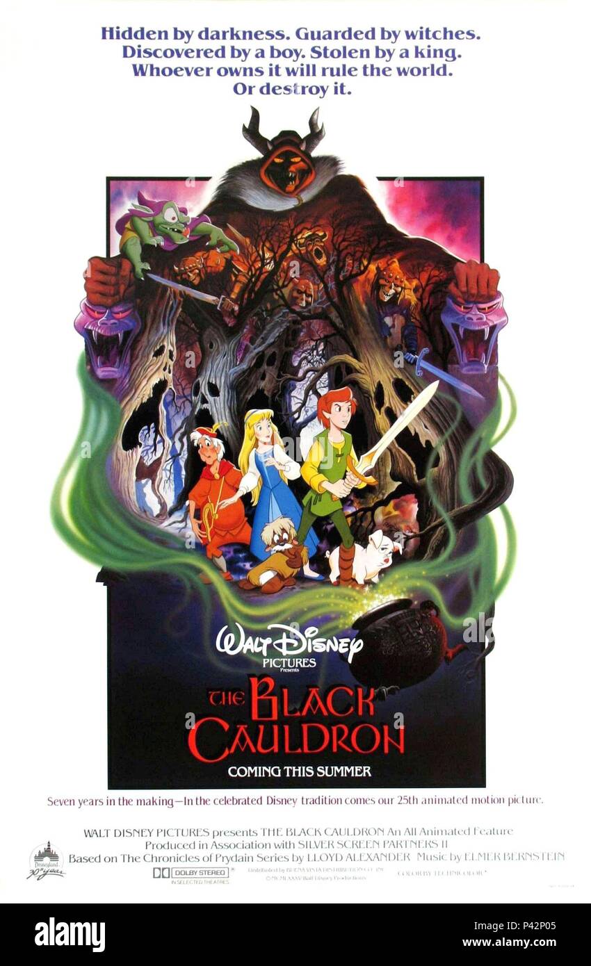 Original Film Title: THE BLACK CAULDRON. English Title: THE BLACK ...