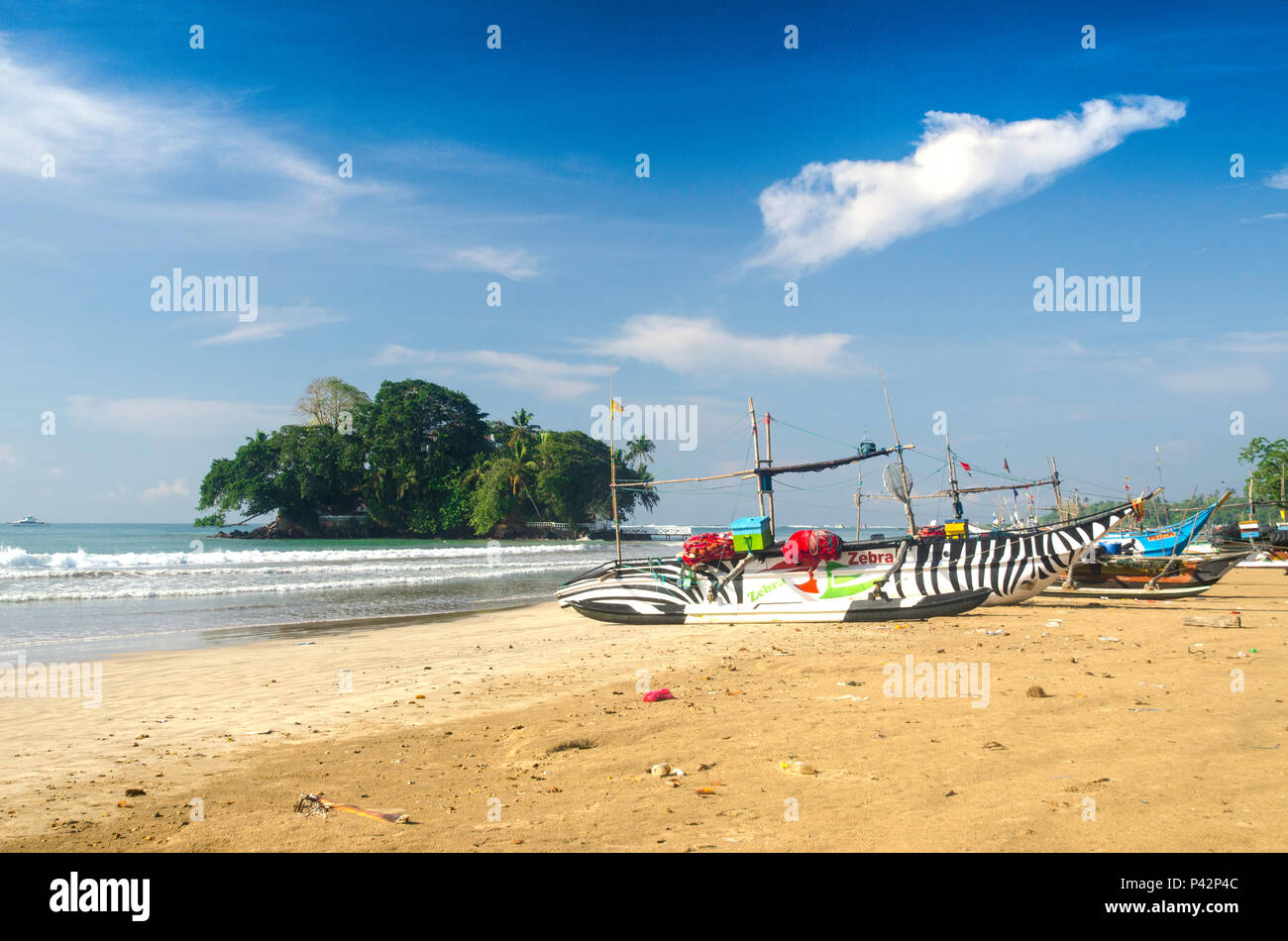 Weligama beach, Sri Lanka Stock Photo - Alamy