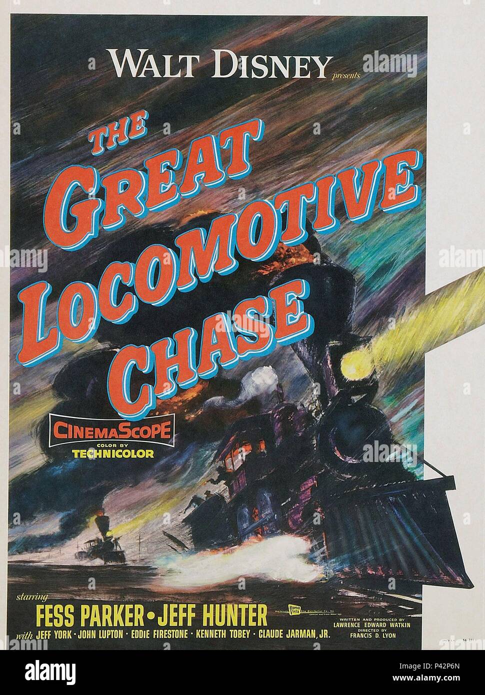Original Film Title: THE GREAT LOCOMOTIVE CHASE. English Title: THE ...